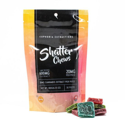 600mg THC - Sativa Gummies (Shatter Chews) | Steady Eddy's