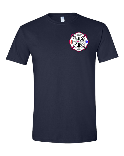 Courtney Fire Department Cancer Awareness Short Sleeve | NC TLC Enterprises