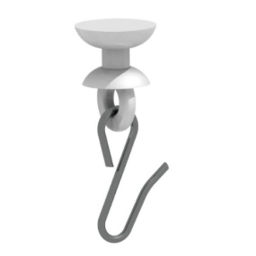 SOP Hanger Slider G10 - White Colour | Aluminum Profiles