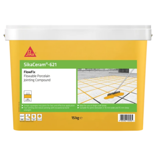 SikaCeram-621 FlowFix Porcelain Paving Jointing Compound - 15kg | Stone ...