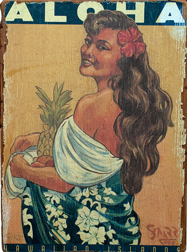 AlohaAs I Remember | ricksharpart Rick Sharp Vintage Art