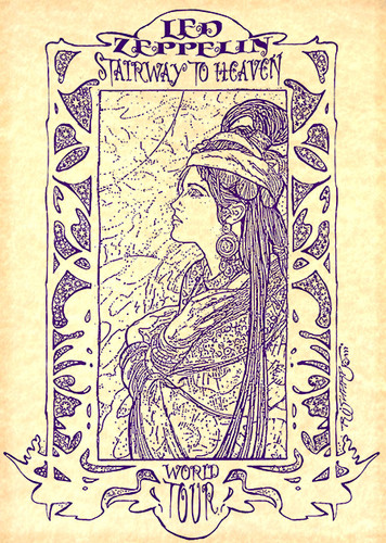 Led ZeppelinAs I Remember | ricksharpart Rick Sharp Vintage Art