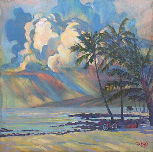 Mauna Lani BeachAs I Remember | ricksharpart Rick Sharp Vintage Art