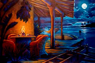 Beach HouseAs I Remember | ricksharpart Rick Sharp Vintage Art