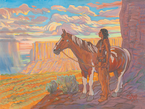 The Warrior and His PaintAs I Remember | ricksharpart Rick Sharp ...