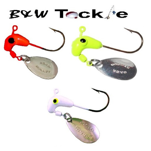 Original Road Runner Barbed Heads - Black Hook - 1/32 oz - 4 pk | B&W ...