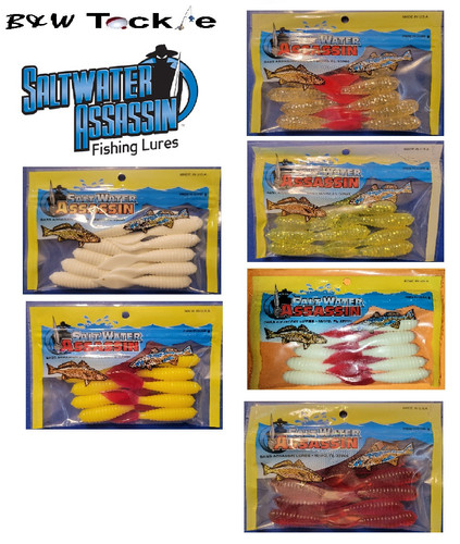 Saltwater Assassin 3 in Salt Grub | B&W Tackle