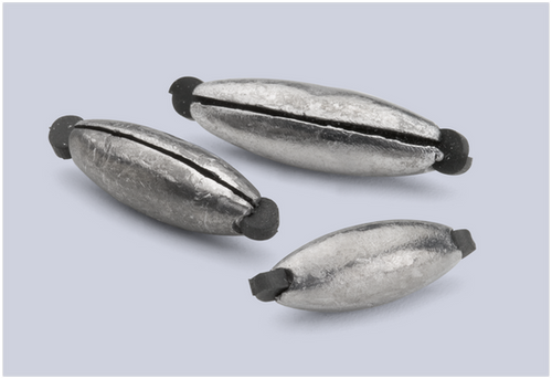 Bullet Weights Rubber Grip sinker Zipper bag | B&W Tackle