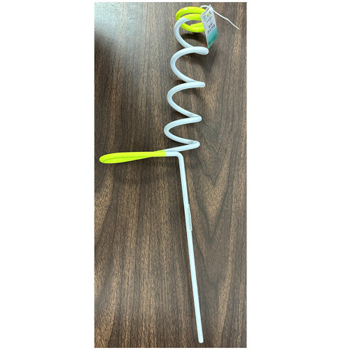Lg Spiral / Coil Rod Holder -White / Chartreuse | B&W Tackle