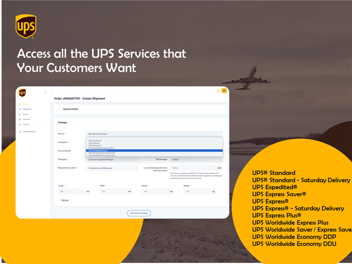 UPS Shipping Dashboard | Wix App Market | Wix.com