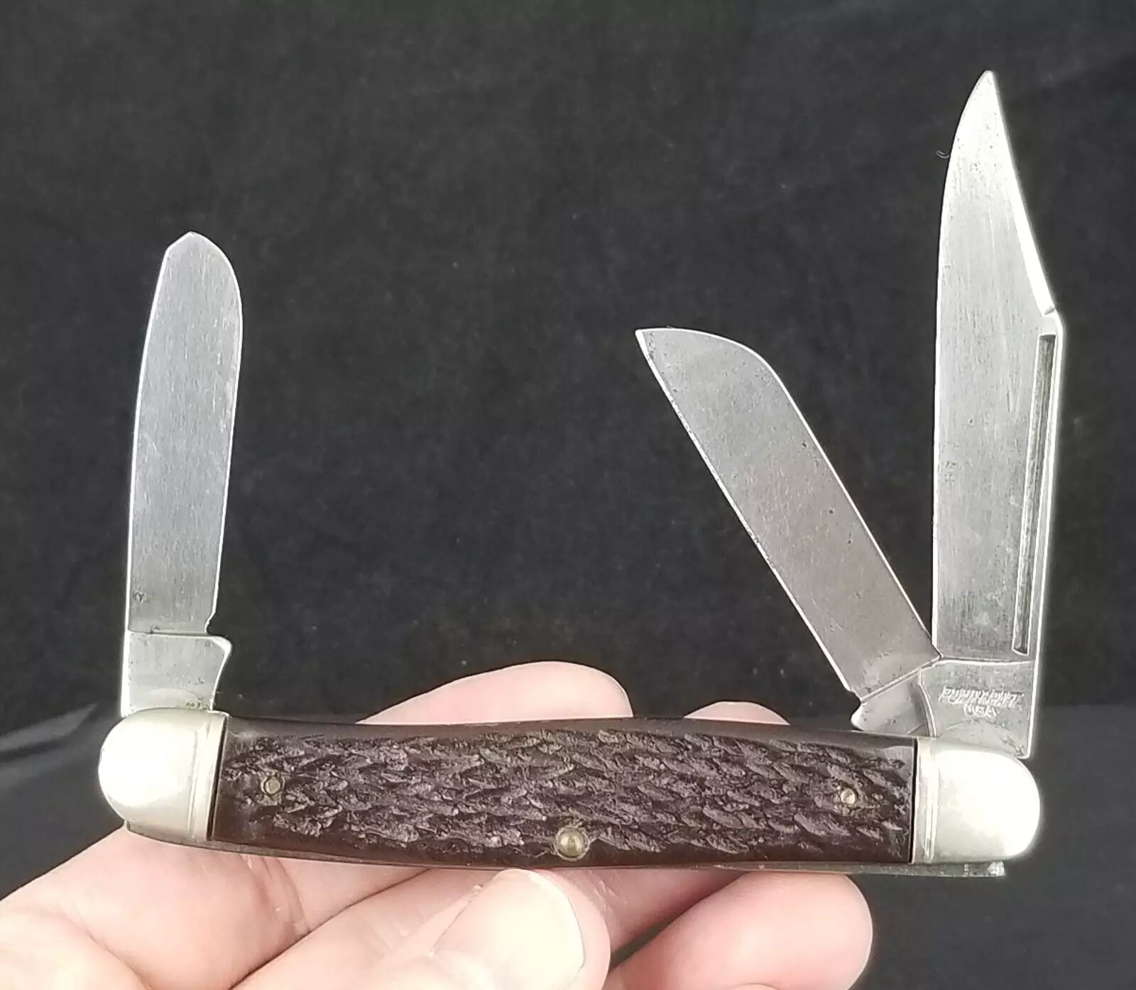 Powr Kraft (Camillus) stockman pocket knife 1939+ | Knife Trading Post