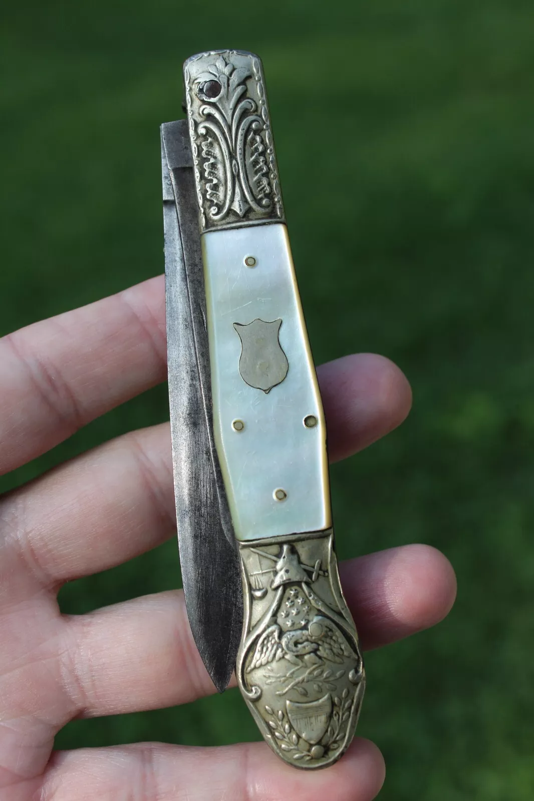 S.C. Wragg Sheaf Island Works pocket knife 1830-1850 | Knife Trading Post