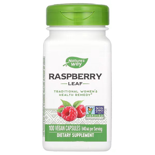 NATURES WAY RASPBERRY LEAF 100 VCAPS | saludnatural