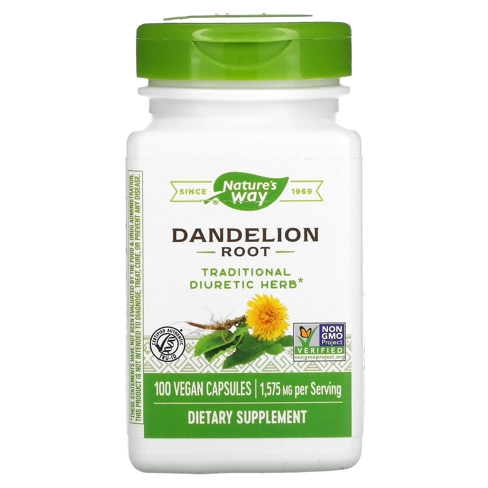 NATURES WAY DANDELION 100 CAPS | saludnatural