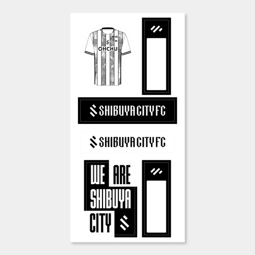 SCFC STICKERS PACK | SHIBUYA CITY FC