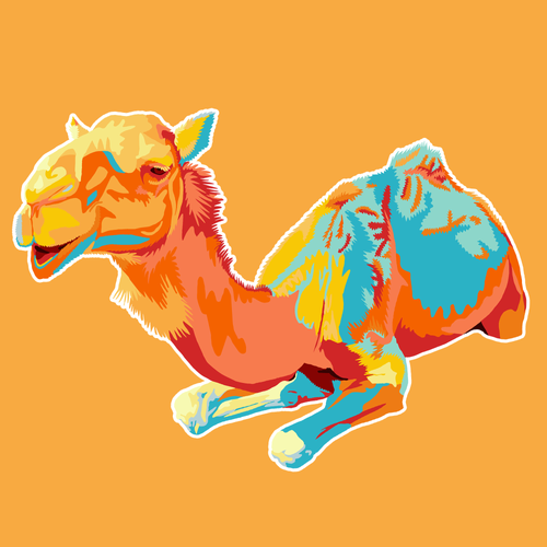 Arabian Camel Sticker | Small Claw Shop
