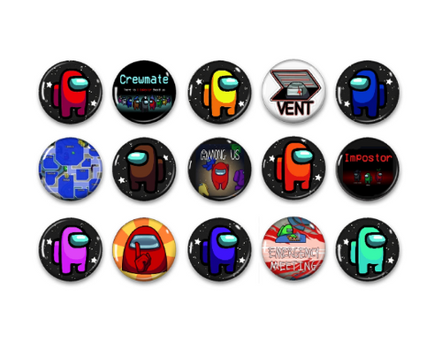 Among Us Magnets | The Finicky Foxes