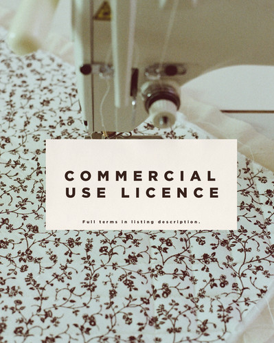 COMMERCIAL USE LICENCE For One Sewing Pattern - 100 Final Items | Rosie ...