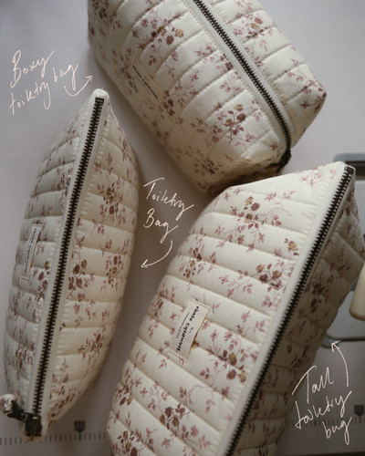 DIGITAL PDF PATTERN - QUILTED TOILETRY BAGS | Rosie Caldwell