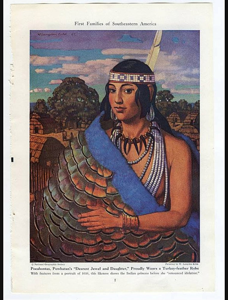 Yes! Matoaka "Pocahontas" Powhatan is my 12xGreat Aunt