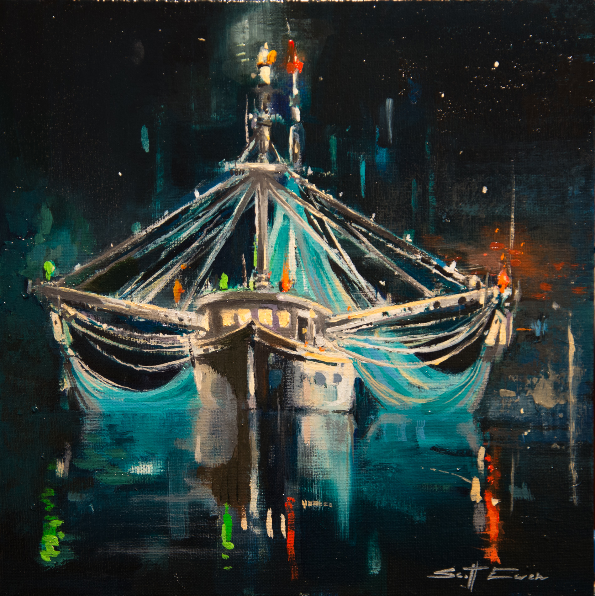 Scott Ewen Paintings | Boats