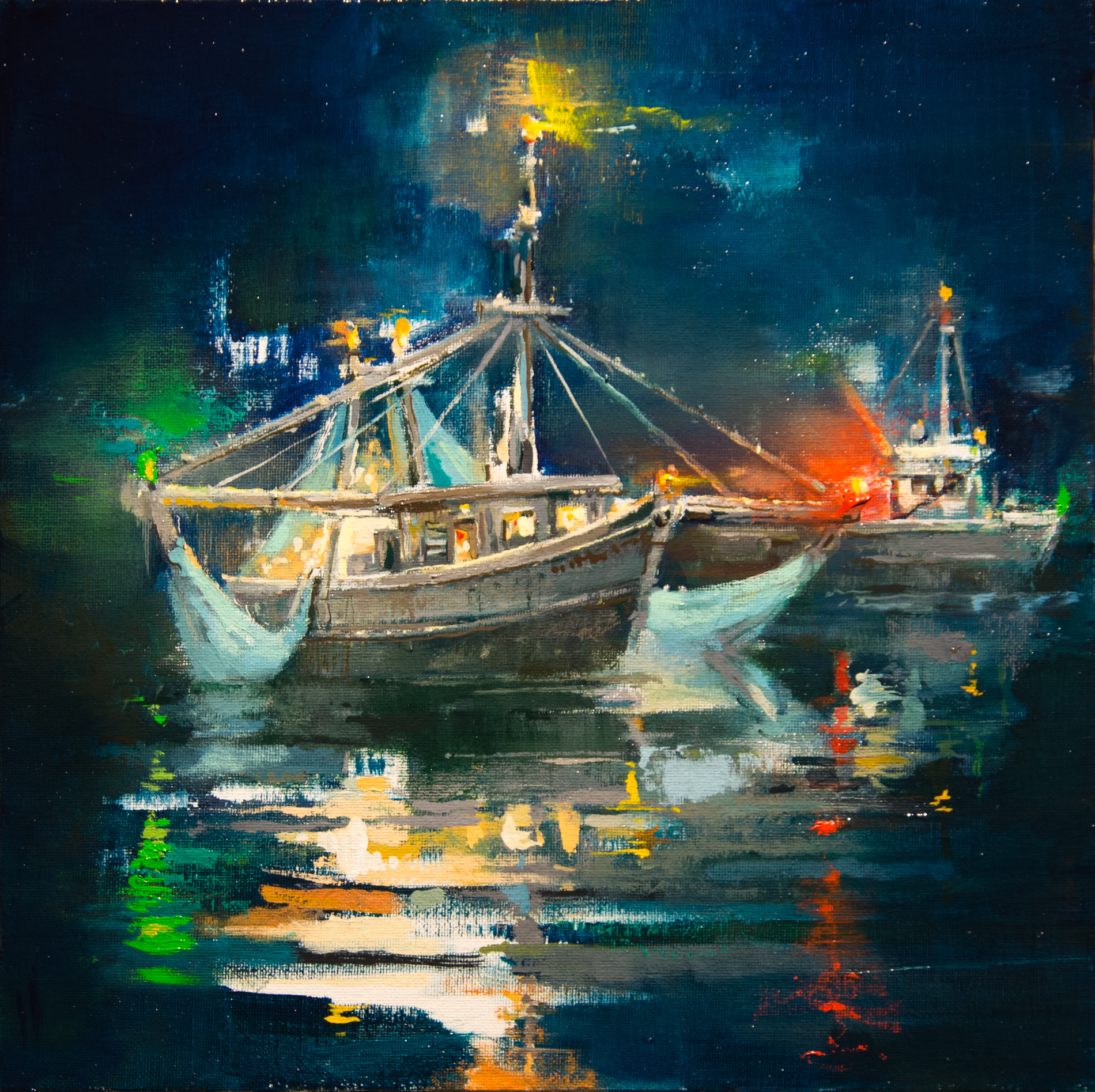 Scott Ewen Paintings | Boats
