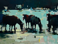 Scott Ewen Paintings | Horses and Cows