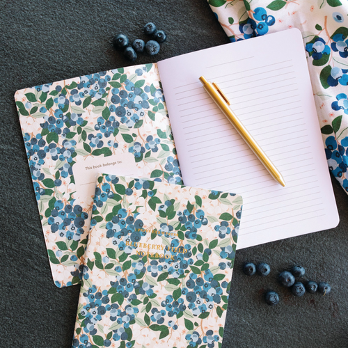 Blueberry Field Notebook | Rowe Spurling Paint