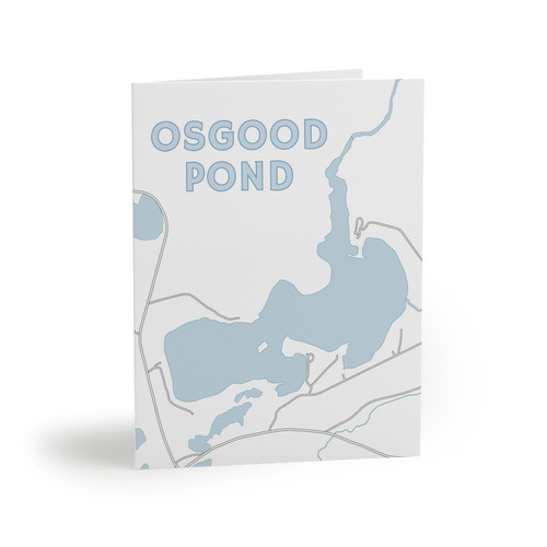 Osgood Pond Greeting Cards | Online Maps For Land