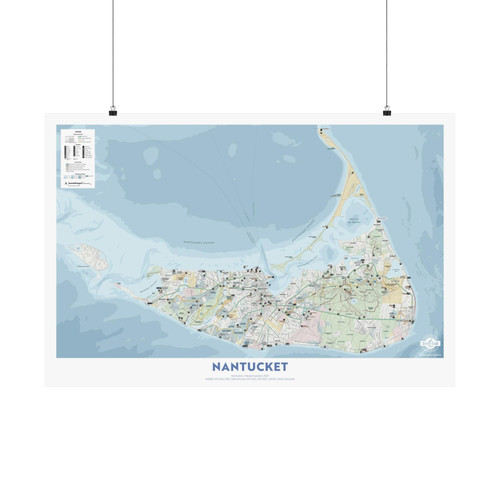 Nantucket Wall Map | Online Maps For Land