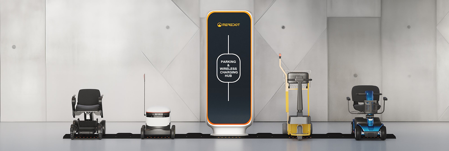 Infinity Charger - Next-Gen Wireless Charging for LEVs and Robots | Meredot