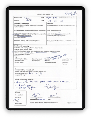 Rx Deck: Modifiable Minor Ailments template package | Layered Leadership