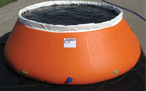 FRAMELESS low side PORTABLE WATER TANKS 3000 gal 22/28 oz bc | Redline ...