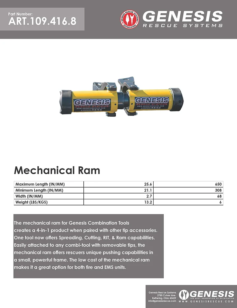 Mechanical Ram | Redline Fire Supply
