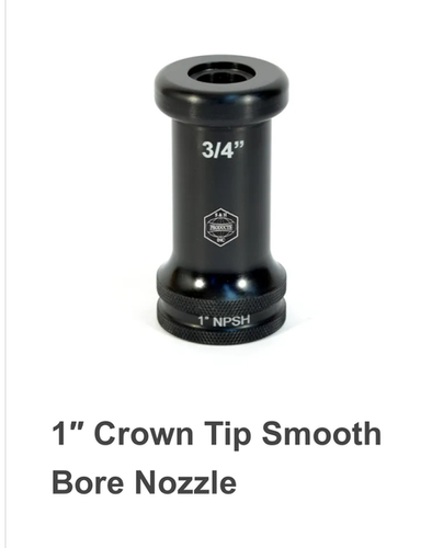 1″ Crown Tip Smooth Bore Nozzle | Redline Fire Supply
