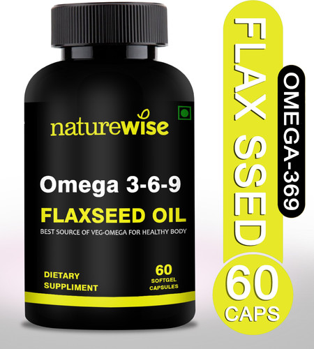 Omega 369 Capsules - Omega 3 Capsules - Flax Seeds | Naturewise Wellness