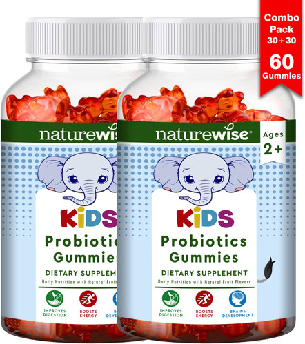 Pro-Biotics Gummies for Kids (Improves Git Healthy) Fruit Flavoured 60 ...