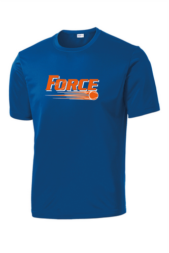 Force Softball Performance Tee(Full Logo) | Raw Ink Tees