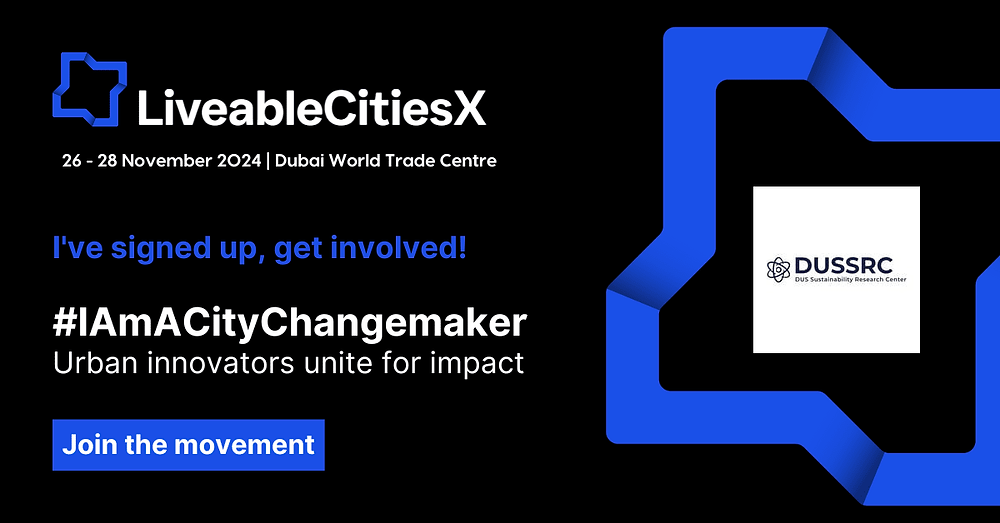 Join LiveableCitiesX 26-28 November/ Dubai World Trade Centrehttps://dussrc.wixsite.com/mysite ...