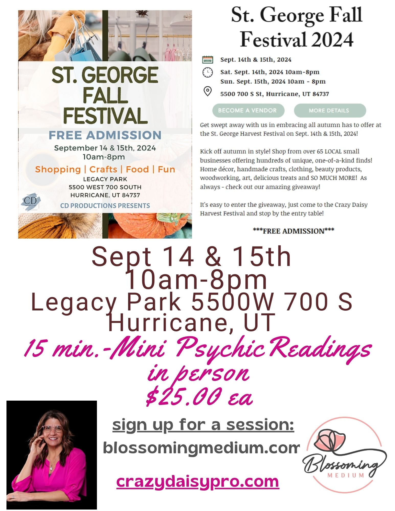 St George Fall Festival @Legacy Park Hurricane UT | Blossoming Medium
