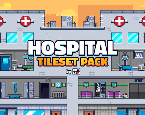 Hospital Tileset Pack | Mucho Pixels
