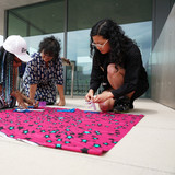 PROTEST BANNER LENDING LIBRARY | Aram Han Sifuentes