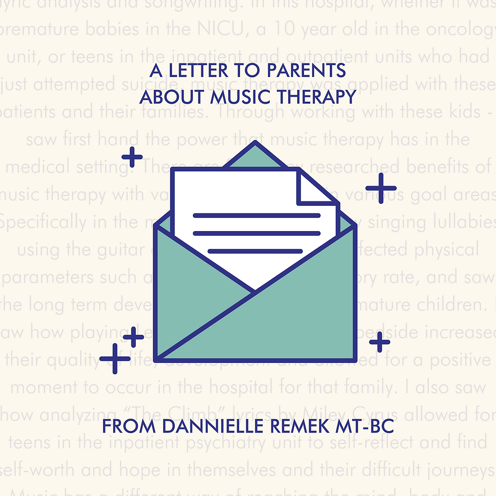 A Letter to Parents: Music Therapy for Your Child's Mental Health and ...