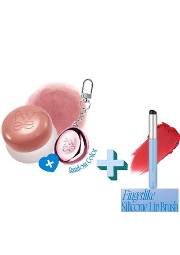 FWEE Lip & Cheek Blurry Pudding Pot CR01 Dear 5g and Fwee Fingerlike ...