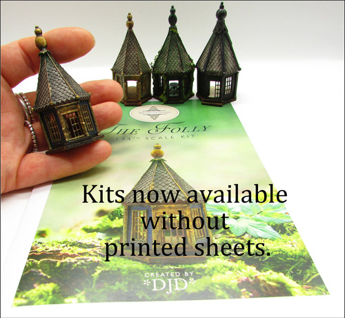 New,Without Prints Folly Kit,144th scale. | Deb Jackson Designs