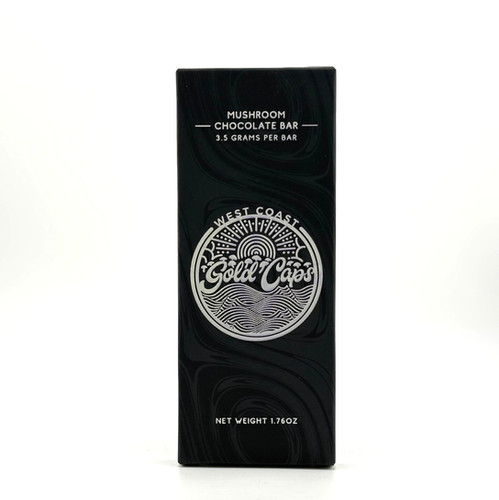 Shakti : West Coast Gold Caps Chocolate 3.5G | Mushroom Hunter SD