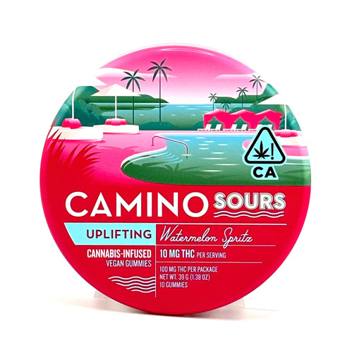 CAMINO Watermelon Spritz Sours Gummies 100 MG | Cannabis Hunter SD