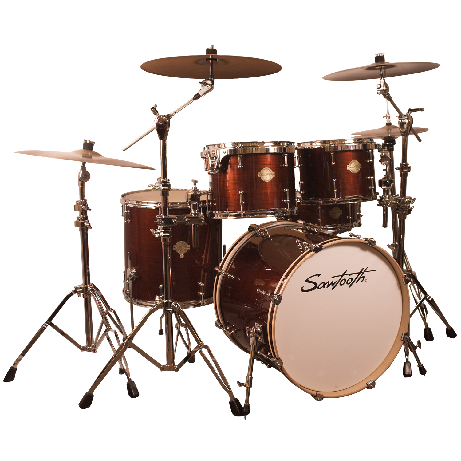 Sawtooth Command Series 5 Piece Drum Sets with 22" Bass Drum