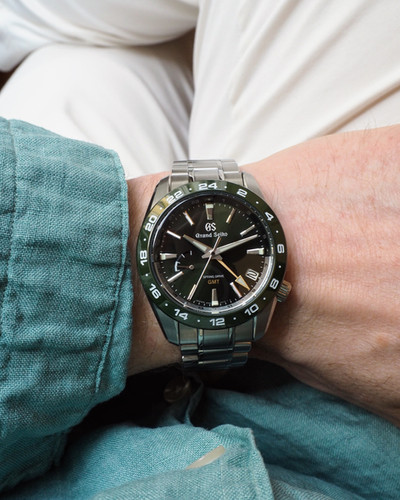 Grand Seiko GMT Spring Drive Green | Full-Set | ref. SBGE257 from 2024 ...