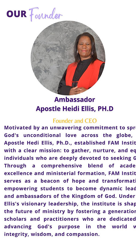 Our Story | FAM Bible Institute